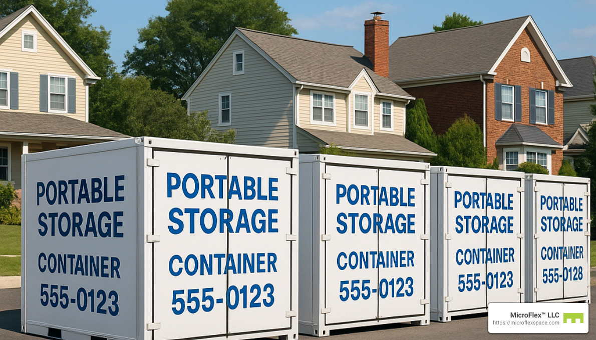 Short Term Portable Storage Units: Top 3 Best Solutions 2025